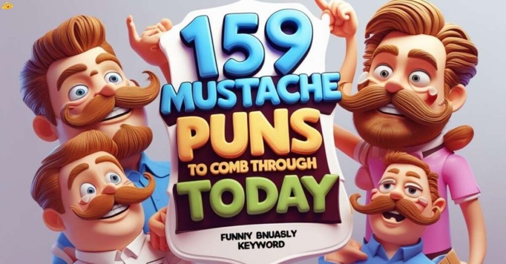 159 Funny Mustache Puns to Comb Through Today
