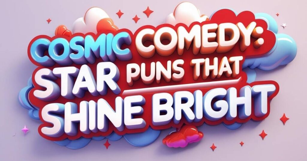 180 Star Puns That Are Out of This World Funny and Original