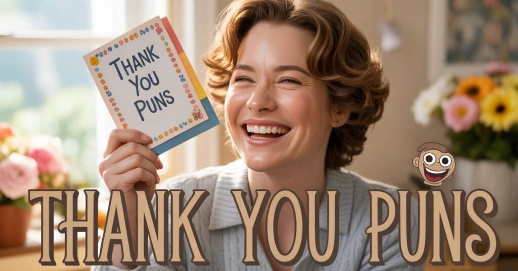 280+ Funny And Heartfelt Thank You Puns To Share Smiles